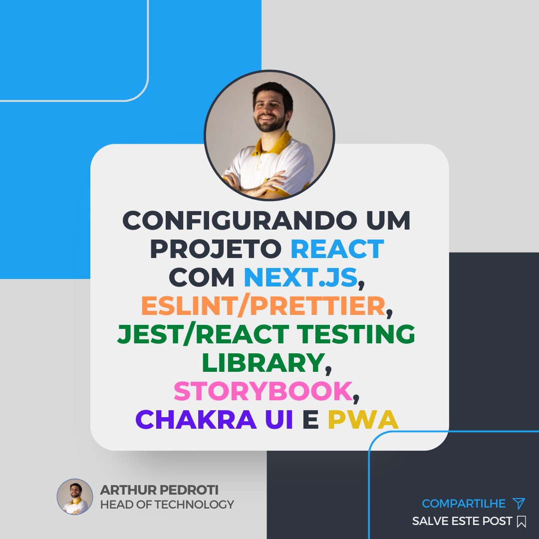 Configurando Um Projeto Reactjs Com Nextjs Eslintprettier Jestreact Testing Library